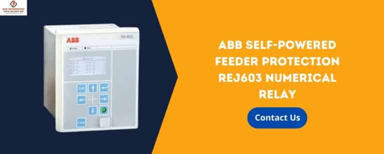 ABB REJ603 Numerical Relay To Improve Power System Efficiency
