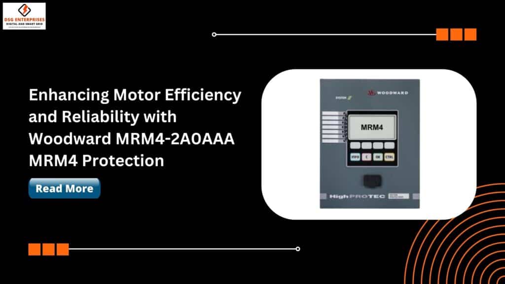 Woodward MRM4 Protection Relay for Motor Efficiency