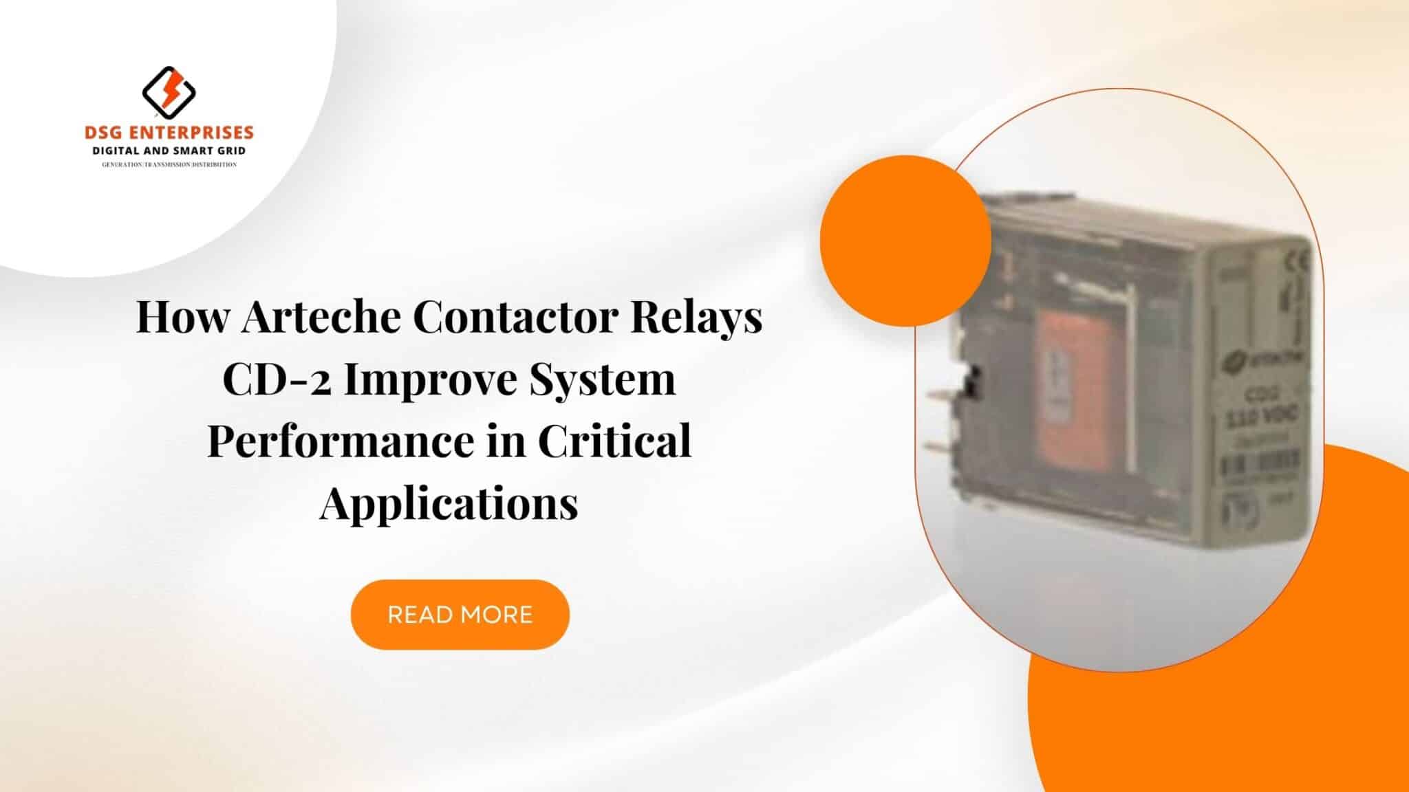 Arteche Contactor Relay CD-2 Improves System Performance.