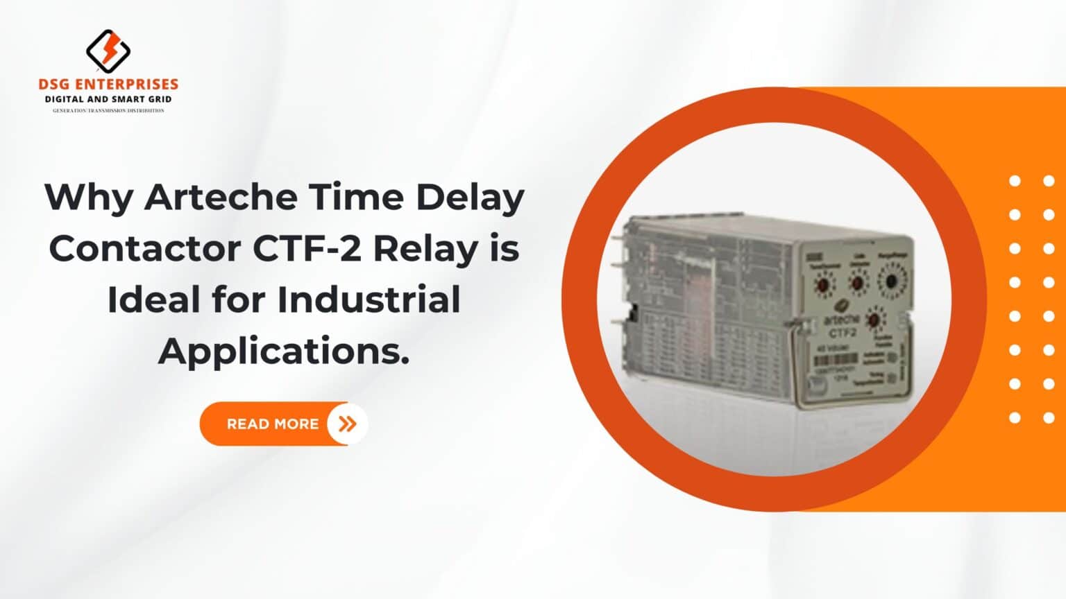 Arteche Time Delay Contactor CTF-2 Relay for Industry